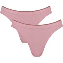 Tai-Slip Sloggi "GO Sense", Damen, Gr. L, rosa (tea rose), Single Jersey, Obermaterial: 88% Modal, 12% Elasthan, figurbetont, Unterhosen Tai-Slip, Modalmix, weich, elastisch, flache Kanten