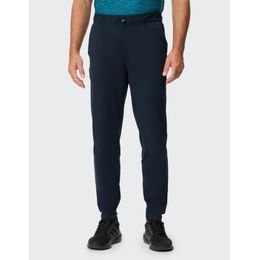 Sweathose Joy Sportswear "SWEATHOSE JOHAN", Herren, Gr. 50, N-Gr, blau (night), Obermaterial: 75% Baumwolle, 18% Polyester, 7% Elasthan, Hosen Sweathose