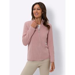 Strickjacke Classic Basics, Damen, Gr. 44, lila (hortensie), 100% Polyacryl, unifarben, Strickjacken Strickjacke