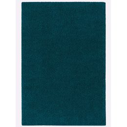 Teppich HEINE HOME Gr. 2, blau (petrol), B:120cm H:30mm L:170cm, Kunstfaser, Polypropylen, Teppiche, Teppich