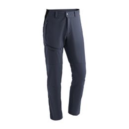 Outdoorhose Maier Sports "Latit Vario M", Herren, Gr. 52, Normalgr&ouml;&szlig;en, blau (dunkelblau), 88% Polyester (recycelt), 12% Elasthan, Hosen Outdoorhose, Herren Wanderhose, elastische Funktionshose, Trekkinghose, Regular Fit