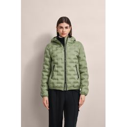Blouson Bugatti, Damen, Gr. 40, gr&uuml;n (oliv), 100% Polyester, unifarben, regular fit, normaler Saum, Jacken Blouson