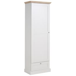 Garderobenschrank OTTO HOME "Binz", wei&szlig; (wei&szlig;, eichefarben), B:60cm H:180cm T:35cm, FSC-zertifizierter Holzwerkstoff, Schr&auml;nke, Garderobenschrank, mit sch&ouml;ner Holzoptik, mit vielen Stauraumm&ouml;glichkeiten, H&ouml;he 180 cm