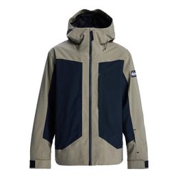 Snowboardjacke Quiksilver "Ultralight Stretch 20K", Herren, Gr. XL, fallen rock, Obermaterial: 58% Microfaser, 42% Microfaser;, Jacken Snowboardjacke