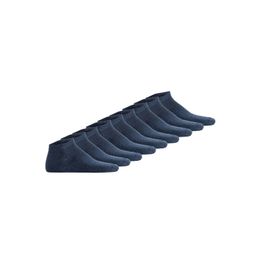 Sneakersocken Hudson "Socken SIMPLY&sup3; 3-PACK SNEAKER 9er Pack", Damen, Gr. 35-38, blau, Obermaterial: 80% Baumwolle CO. 18% Polyamid PA. 2% Elasthan EL., Socken Sneakersocken