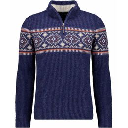 Rundhalspullover Ragman, Herren, Gr. 52, dunkelblau, 711, Strick, 80% Wool 20% Nylon, Pullover Rundhalspullover