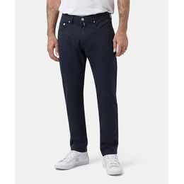 5-Pocket-Jeans Pierre Cardin "Lyon tapered", Herren, Gr. 32, L&auml;nge 34, blau (schwarz sapphire), Denim/Jeans, Obermaterial: 60% Baumwolle, 37% Polyester, 3% Elasthan, lang, Jeans 5-Pocket-Jeans
