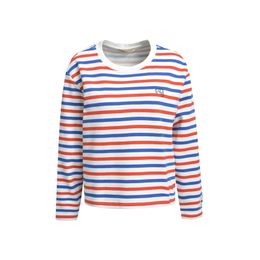 Smith & Soul Sweatshirt SMITH & SOUL, Damen, Gr. XXL, royal, Sweatware, Obermaterial: 100% Baumwolle, bedruckt, gestreift, normal, Rundhals, Sweatshirts Sweatshirt, mit Aufdruck, gestreift