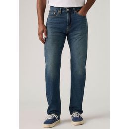 Levi's Straight-Jeans LEVI'S "505", Herren, Gr. 36, L&auml;nge 32, river bank cool, Denim/Jeans, Obermaterial: 99% Baumwolle, 1% Elasthan, unifarben, regular fit lang, Jeans Straight-Jeans, REGULAR