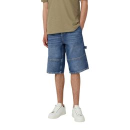 Bermudas s.Oliver, Herren, Gr. 38, N-Gr, blau, Denim/Jeans, Obermaterial: 69% Baumwolle, 30% Lyocell, 1% Elasthan, regular fit knielang, Hosen Bermudas, Sommerhose aus Denim/Jeans mit Stretch