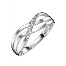 Fingerring Lady Gr. 21, silber (silber 925), Fingerringe, Damen, 21, Silber 925 (Sterlingsilber), Fingerring