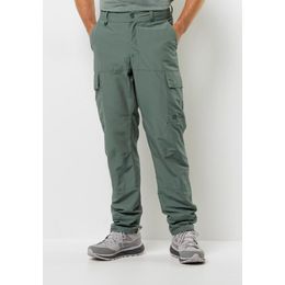 Trekkinghose Jack Wolfskin "BARRIER PANT M", Herren, Gr. 46, Normalgr&ouml;&szlig;en, gr&uuml;n (hedge, gr&uuml;n), OBERSTOFF: 46% POLYAMID, 27% LYOCELL, 27% VISKOSE. Futter: 100% POLYESTER, Hosen Trekkinghose