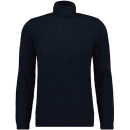 Rundhalspullover Ragman, Herren, Gr. 48, blau (marineblau), Strick, 100% Cashmere, ohne Ausschnitt, Pullover Rundhalspullover