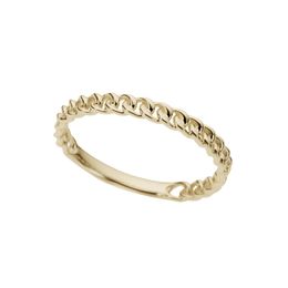 Goldring Firetti "Schmuck Geschenk Gold 333 Panzerkettengliederung" Gr. 17, gold (gelbgoldfarben), Fingerringe, Damen, 17, Gelbgold 333, 2,5mm, Goldring