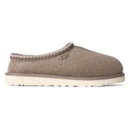 UGG Australia Hausschuh UGG "Tasman Shaggy Suede", Herren, Gr. 8 (41), grau, Veloursleder, ethno, Schuhe Hausschuh, Flats, Mules, Pantoffel zum Schlupfen