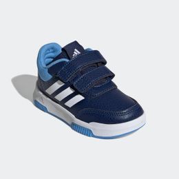 Klettschuh adidas Sportswear "TENSAUR HOOK AND LOOP", M&auml;dchen, Gr. 25, blau (dunkelblau, cloudwei&szlig;, blubrs), Synthetik, Textil, Schuhe Klettschuh, f&uuml;r Kinder mit Klettverschluss