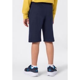 Sweatshorts Champion, Jungen, Gr. L (152/158), N-Gr, blau (nny, ns), Obermaterial: 54% Baumwolle, 46% Polyester, Hosen Sweatshorts