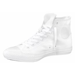 Sneaker Converse "CHUCK TAYLOR ALL STAR HI Unisex Mono", Herren, Gr. 37,5, wei&szlig; (wei&szlig;, monochrome), Textil, Schuhe Sneaker, Topseller