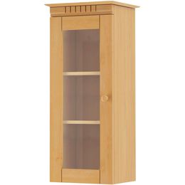 H&auml;ngevitrine OTTO HOME "Cubrix, wahlweise mit oder ohne Glast&uuml;r", beige (natur gebeizt, gewachst), B:35cm H:85cm T:28cm, Massivholz, Schr&auml;nke, H&auml;ngevitrine, aus sch&ouml;nem massivem Kiefernholz, Breite 35 cm, H&ouml;he 85 cm