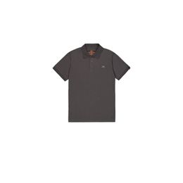 Poloshirt Alpha Industries "X-Fit Polo", Herren, Gr. S, grau (vintage grau), Obermaterial: 95% Baumwolle, 5% Elastan, Shirts Poloshirt