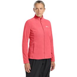 Fleecejacke Jack Wolfskin "TAUNUS FZ W", Damen, Gr. M (38/40), sunset, coral, Obermaterial: 100% Polyester. Futter: 100% Polyester, Jacken Fleecejacke
