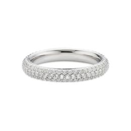 Fingerring Bruno Banani "Schmuck Geschenk Silber 925 Damenring black-white" Gr. 56, silber (silberfarben, kristallwei&szlig;), Fingerringe, Damen, 56, Silber 925 (Sterlingsilber), 3,6mm, Fingerring, mit Zirkonia (synth.)