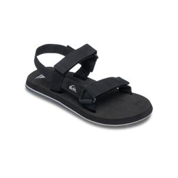 Sandale Quiksilver "Monkey Caged", Herren, Gr. 9(42), schwarz (schwarz 3), Obermaterial:Obermaterial: Textil [Chemiefaser] / Au&szlig;ensohle: Gummi;, Schuhe Sandale