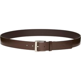 Lederg&uuml;rtel Calvin Klein Jeans "CLASSIC BUCKLE 35MM", Herren, Gr. 105, delicioso, pewter, Rindsleder, unifarben, G&uuml;rtel Lederg&uuml;rtel