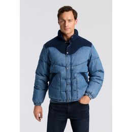 Levi's Steppjacke LEVI'S, Herren, Gr. XXL, riverbank, Jeans, Obermaterial: 100% Baumwolle, normal taillenbedeckt, mit Gummizug, Jacken Steppjacke, Western-Style
