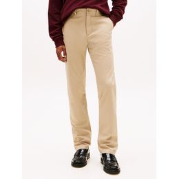 Chinohose Tommy Hilfiger "CORE DENTON ESSENTIAL", Herren, Gr. 40, L&auml;nge 32, batique khaki, Twill, Obermaterial: 97% Baumwolle, 3% Elasthan, unifarben, gerade normal, Hosen Chinohose, Straight Fit, Baumwolle mit Stretch