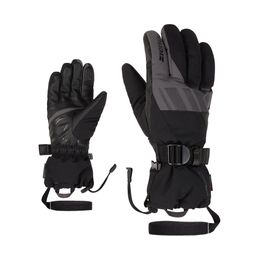 Skihandschuhe Ziener "GHALION-Z AS glove man", Herren, Gr. 8,5, schwarz (schwarz.magnet), Materialmix, Handschuhe Skihandschuhe