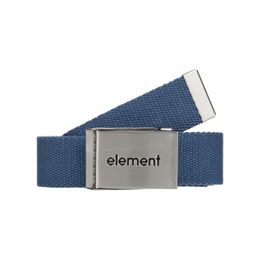 Stoffg&uuml;rtel Element "Lowcase Webbing", Herren, schwarz denim, Baumwolle, G&uuml;rtel Stoffg&uuml;rtel
