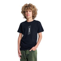 T-Shirt DC Shoes "DC Omega", Jungen, Gr. 12(148-156cm), schwarz, Obermaterial: 75% Walkfrottier, 25% Walkfrottier;, Shirts T-Shirt