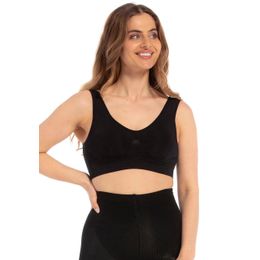 B&uuml;gelloser BH MAGIC BODYFASHION "Comfort Bra", Damen, Gr. XXL, N-Gr, schwarz, Obermaterial: 89% Polyamid, 11% Elasthan, unifarben, BHs B&uuml;gelloser BH, bequemer, nahtloser und b&uuml;gelloser BH, Topseller