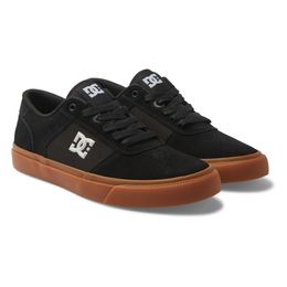 Sneaker DC Shoes "Teknic", Herren, Gr. 14(48,5), schwarz (schwarz, gum), Obermaterial:Obermaterial: Leder (Kuh) / Futter: Textil / Au&szlig;ensohle: Gummi;, Schuhe Sneaker