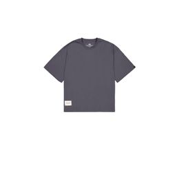 T-Shirt Alpha Industries "Studio Edition T-Shirt", Herren, Gr. M, grau (vintage grau), Obermaterial: 100% Baumwolle, Shirts T-Shirt