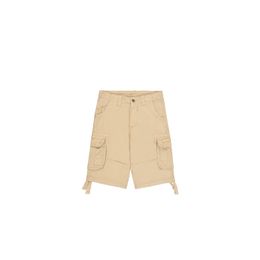 Shorts Alpha Industries "Jet Short", Herren, Gr. 32, Normalgr&ouml;&szlig;en, wei&szlig; (bone wei&szlig;), Obermaterial: 100% Baumwolle, Hosen Shorts