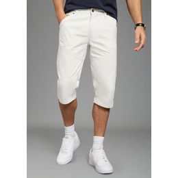 Bermudas Arizona "Tom", Herren, Gr. 48, N-Gr, wei&szlig;, Denim/Jeans, Obermaterial: 100% Baumwolle, unifarben, Basic, normal kniebedeckend, Hosen Bermudas, Topseller