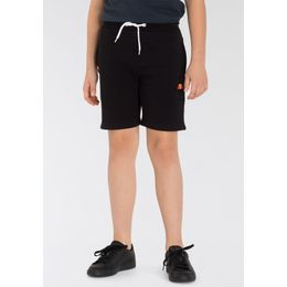 Sweatshorts Ellesse "TOYLE", Jungen, Gr. 164 (14), N-Gr, schwarz, Obermaterial: 80% Baumwolle, 20% Polyester, Basic schmal kurz, Hosen Sweatshorts, f&uuml;r Kinder