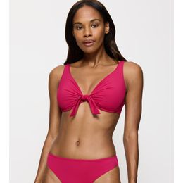 B&uuml;gel-Bikini-Top Triumph "Summer Twist W", Damen, Gr. 42, Cup B, lila (berry), Microfaser, Obermaterial: 77% Polyamid, 23% Elasthan, Bikini-Oberteile B&uuml;gel-Bikini-Top, Eleganz und Komfort