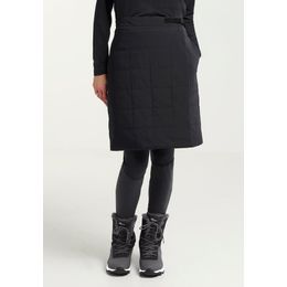 Wickelrock Jack Wolfskin "WINTERDUNE SKIRT W", Damen, Gr. S (36), schwarz, Obermaterial: 87% Polyamid 13% sonstige Fasern. F&uuml;llung: 100% Polyester. Futter: 100% Polyester, R&ouml;cke Wickelrock