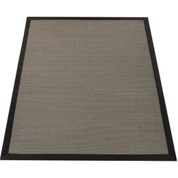 Teppich Paco Home "Sisala 270", braun, B:120cm H:4mm L:170cm, Polypropylen (PP), Teppiche, Teppich, Flachgewebe, gewebt, Sisal Optik, Bord&uuml;re, In- und Outdoor geeignet