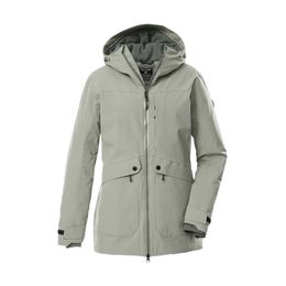 Parka Killtec "KOW 16 WMN PRK", Damen, Gr. 44, graugr&uuml;n, Obermaterial: 100% Polyester;Futter: 100% Polyamid;Futter 2: 100% Polyester;F&uuml;llung: 100% Polyester, Jacken Parka, Wasser- u. winddichter Damen Funktionsparka mit hoher Atmungsaktivit&auml;t