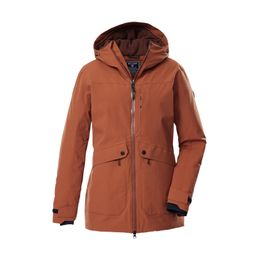 Parka Killtec "KOW 16 WMN PRK", Damen, Gr. 50, kupfer, Obermaterial: 100% Polyester;Futter: 100% Polyamid;Futter 2: 100% Polyester;F&uuml;llung: 100% Polyester, Jacken Parka, Wasser- u. winddichter Damen Funktionsparka mit hoher Atmungsaktivit&auml;t