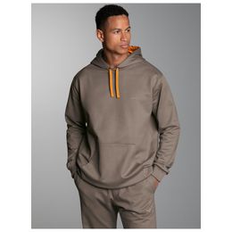 Kapuzensweatshirt TRIGEMA "TRIGEMA Hoodie mit praktischer K&auml;ngurutasche", Herren, Gr. XXL, wei&szlig;, neutral, Sweatware, 70% Baumwolle, 30% Polyester, Basic, ohne Ausschnitt, Sweatshirts Kapuzensweatshirt