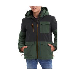 Outdoorjacke Killtec "KOW 29 BYS SKI JCKT", Jungen, Gr. 128, schwarz, Oberstoff: 100% Polyester, Futter: 100% Polyester, Wattierung: 100% Polyester, Jacken Outdoorjacke, Atmungsaktive, wasserdichte Jacke mit 10.000 mm Wassers&auml;ule