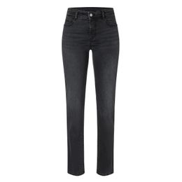 Slim-fit-Jeans MAC "DREAM", Damen, Gr. 32, L&auml;nge 32, clean schwarz used, Denim/Jeans, Obermaterial: 83% Baumwolle, 15% Polyester, 2% Elasthan, slim fit lang, Jeans Slim-fit-Jeans, sehr elastisches Material