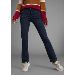 Gerade Jeans Arizona "Comfort-Fit", Damen, Gr. 36, N-Gr, blau (dunkelblau), Jeans, Obermaterial: 98% Baumwolle, 2% Elasthan, Basic, normal lang, Jeans Gerade Jeans, High Waist, Topseller