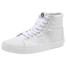 Sneaker Vans "SK8-Hi", Herren, Gr. 38, wei&szlig;, Textil, unifarben, Schuhe Sneaker, aus textilem Canvas-Material