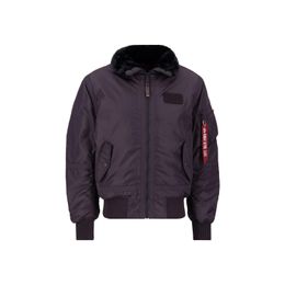 Bomberjacke Alpha Industries "B-15 III TT Two Tone", Herren, Gr. S, lila (plum), Obermaterial: 100% Nylon, Futter: 100% Polyester, &Auml;rmelfutter: 100% Nylon, F&uuml;llung: 100% Polyester, Jacken Bomberjacke